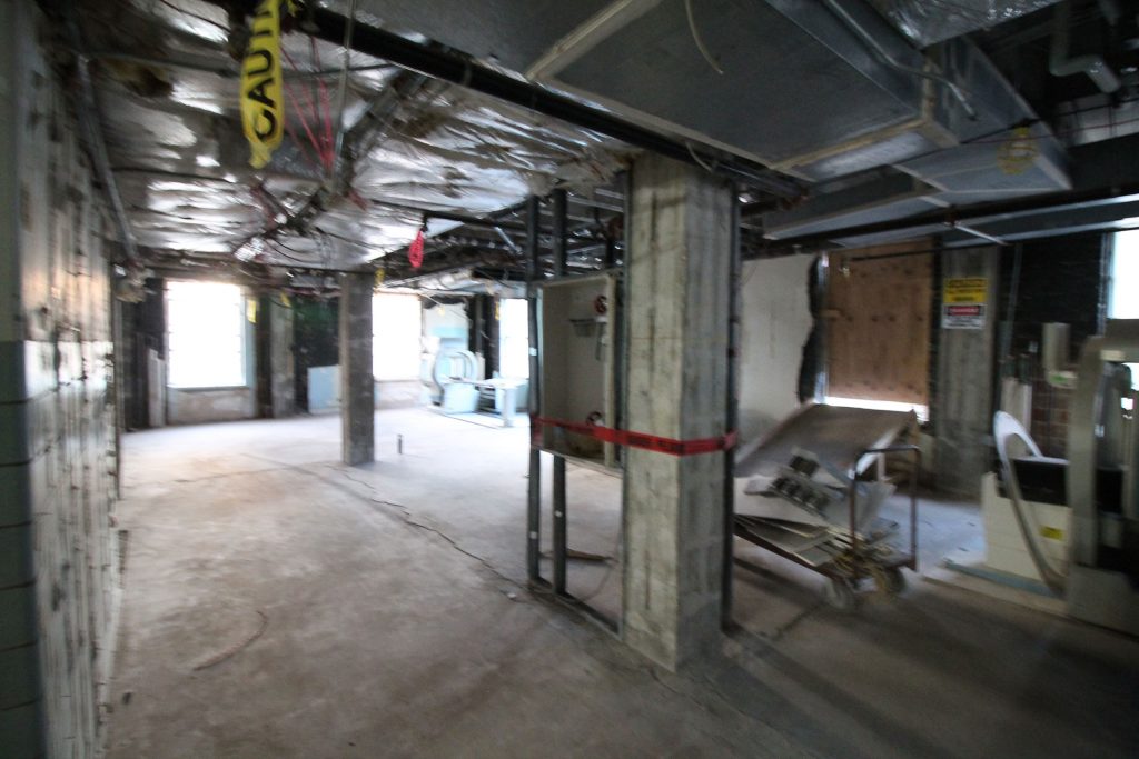 2nd Floor Demo Hospital Area - Clement Building Company